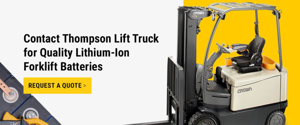 A Guide to Lithium-Ion vs. Lead-Acid Forklift Batteries