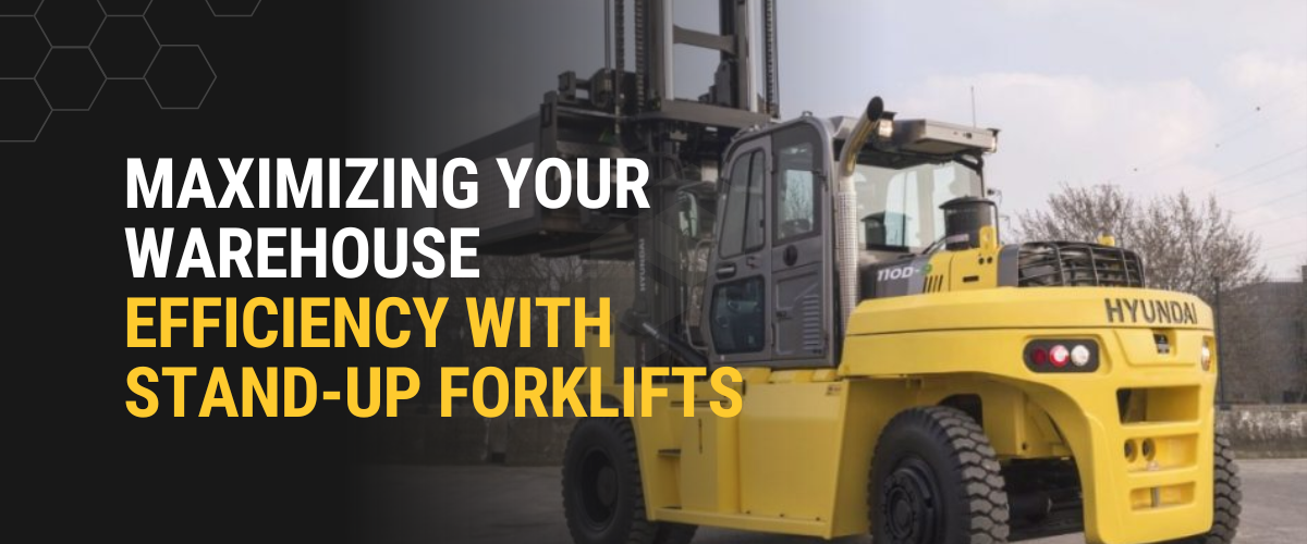 Stand-Up Forklifts for Warehouse Efficiency | Thompson Lift Truck
